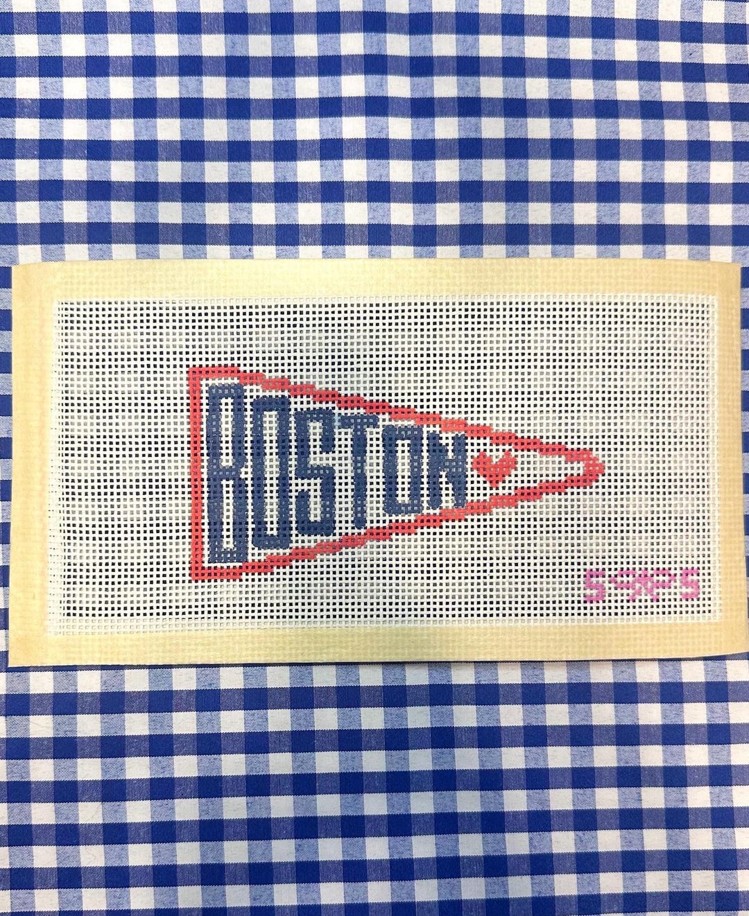 Americana Boston Needlepoint Canvas - Etsy