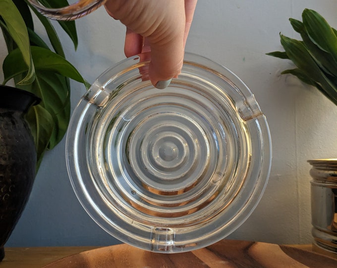 Vintage Anchor Hocking Manhattan Glass Ashtray - Etsy