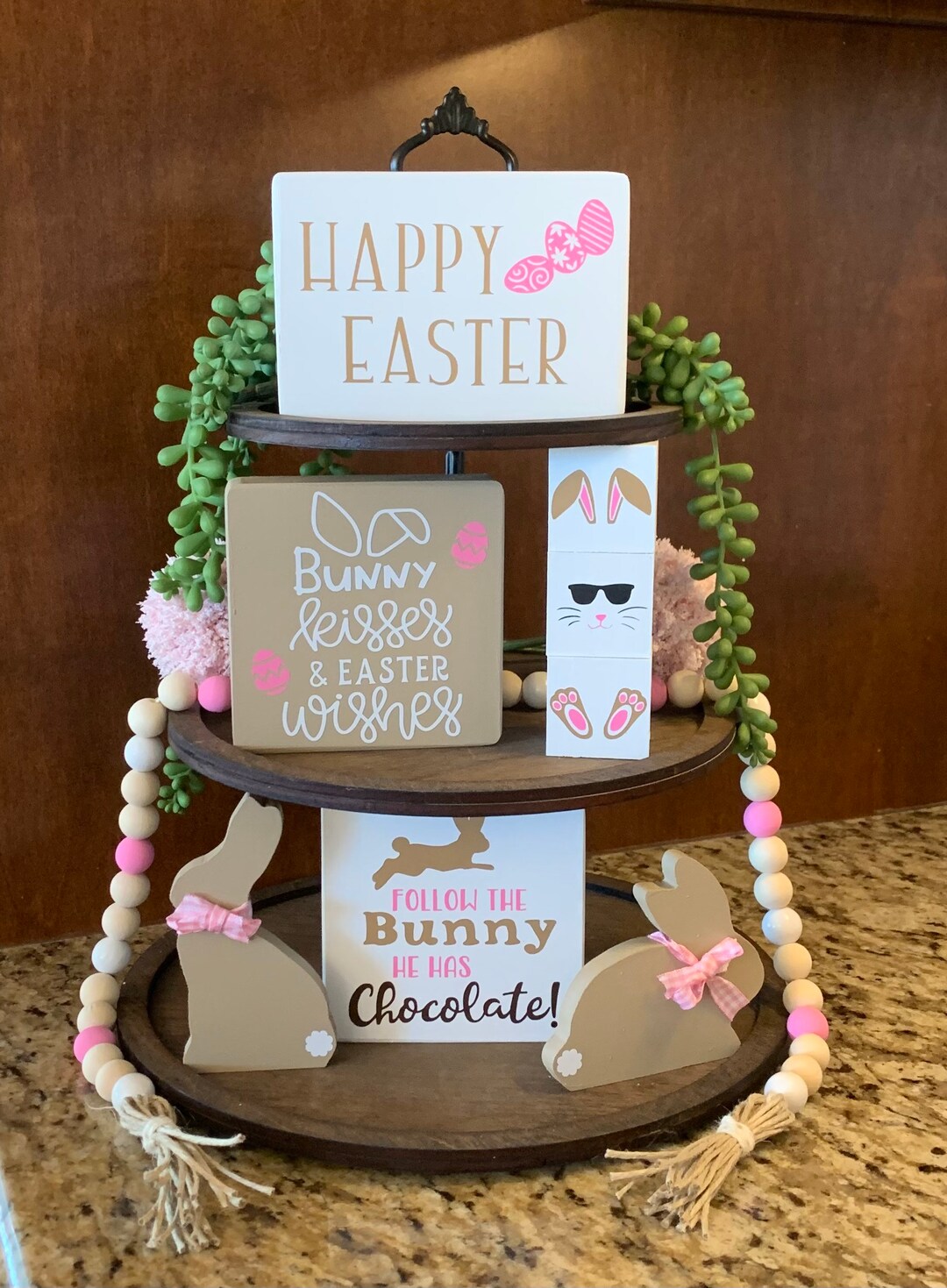 Easter Tiered Tray Decor Bundle - Etsy