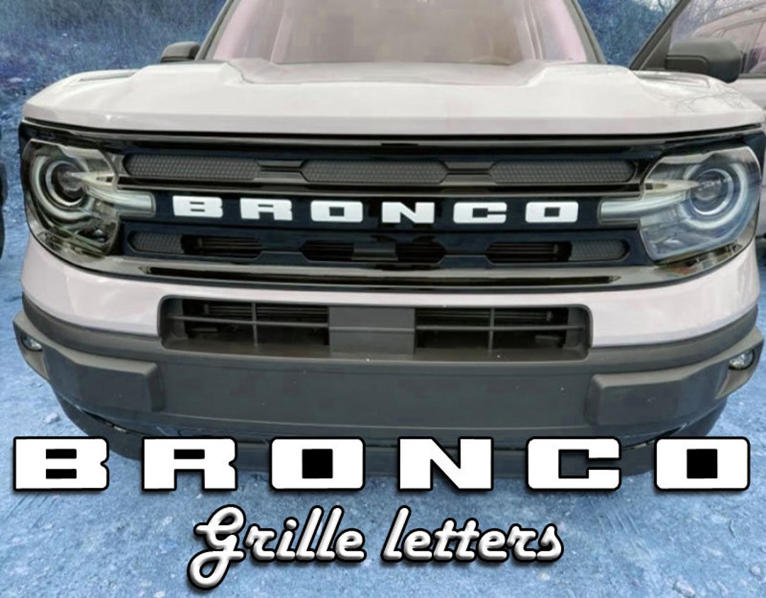 2021-2022 Bronco Sport Grille Vinyl Letters - Etsy