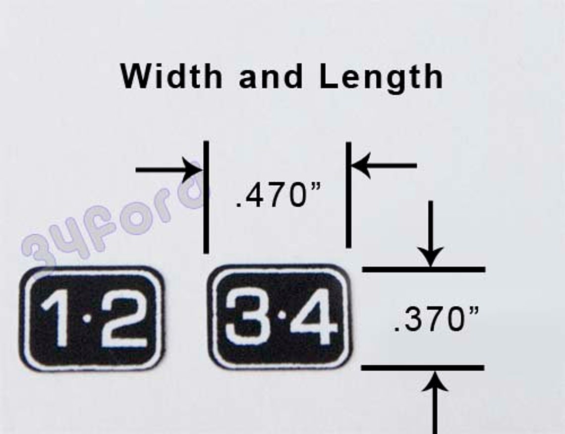 Ford Keyless Entry Door Keypad Button Stickers - Etsy