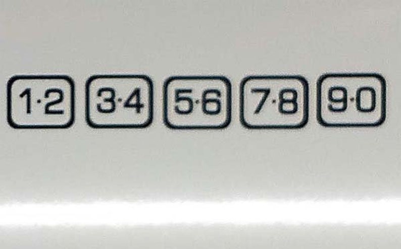 Ford Keyless Entry Door Keypad Button Stickers - Etsy