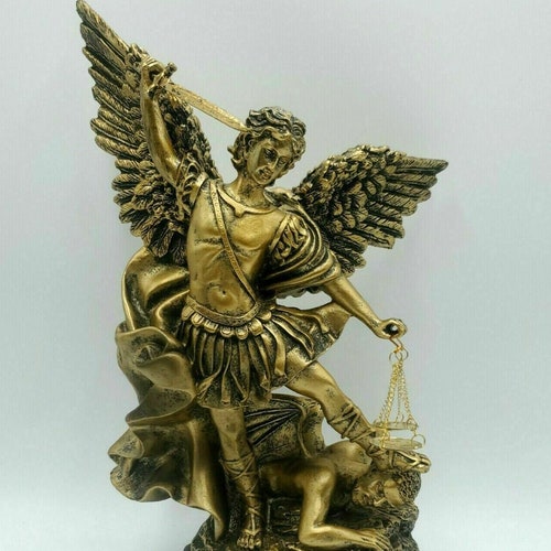 San Miguel Arcangel Statue 25365 Saint Michael Archangel - Etsy