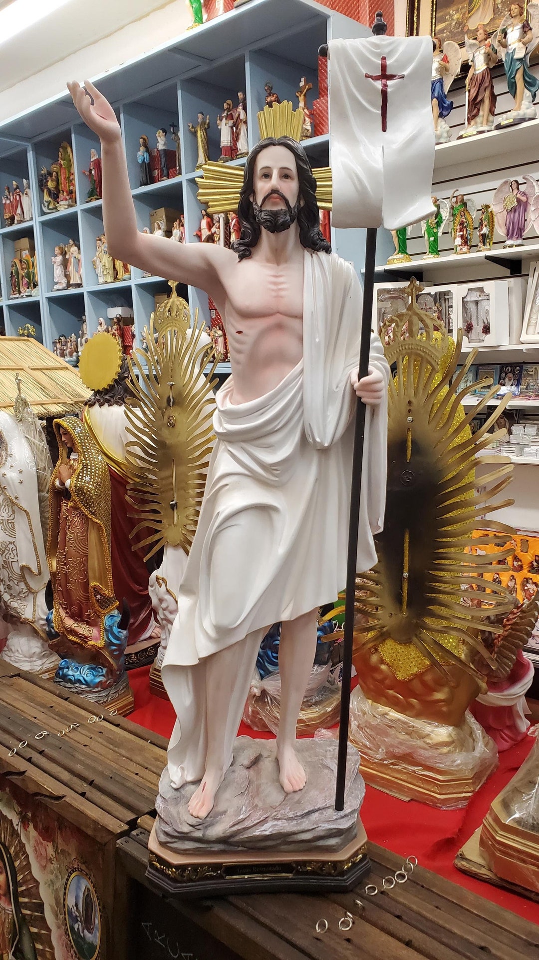 3 Feet 36 Inch Statue JESUS RESUCITADO Jesus Resurrected Big Jesus ...