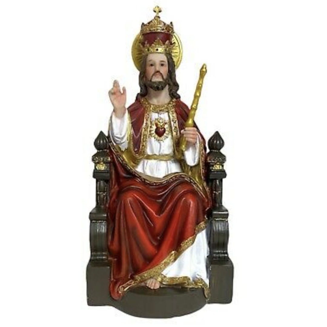 12 Inch Cristo Rey Christ the King Statue No.25133 Religious Saint ...