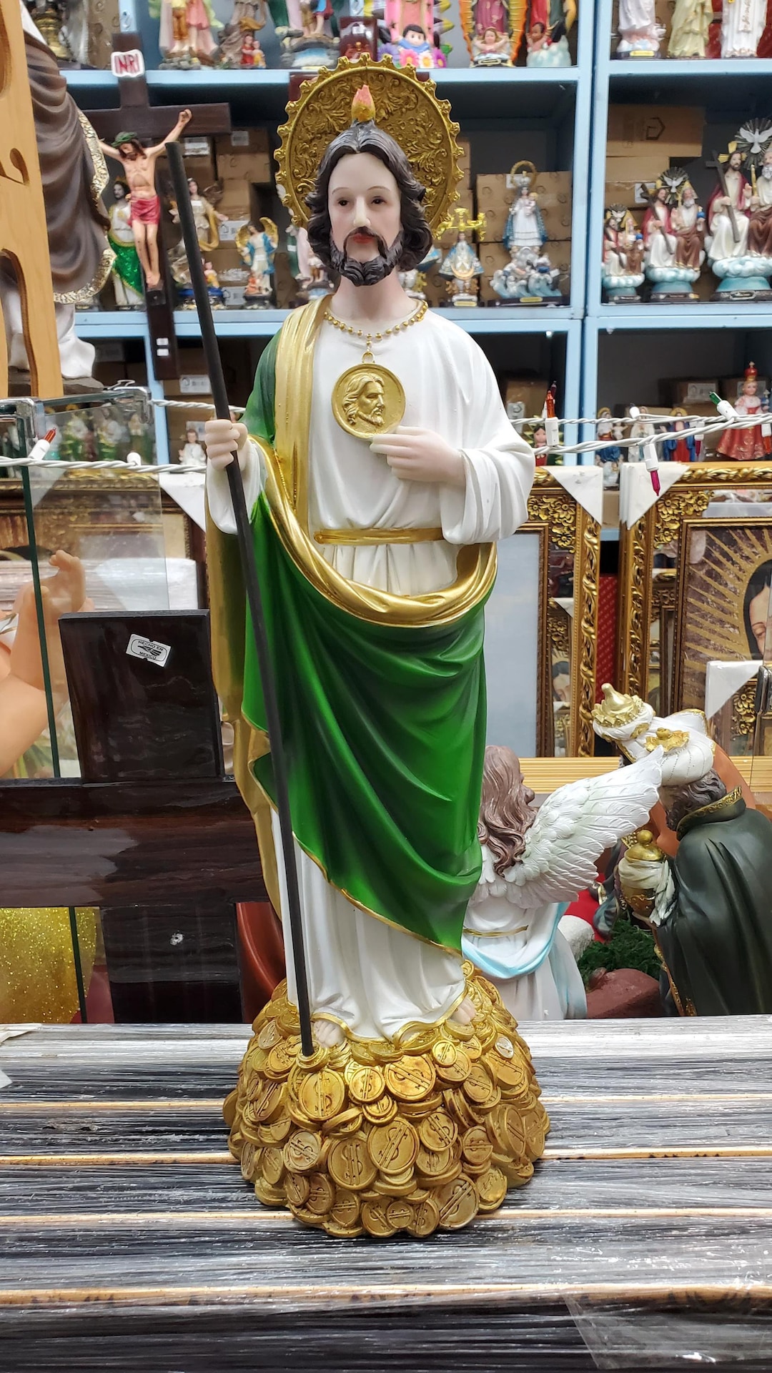 20 Inch San Judas Tadeo St Jude Saint Jude Religious Figurine NEW Saint ...