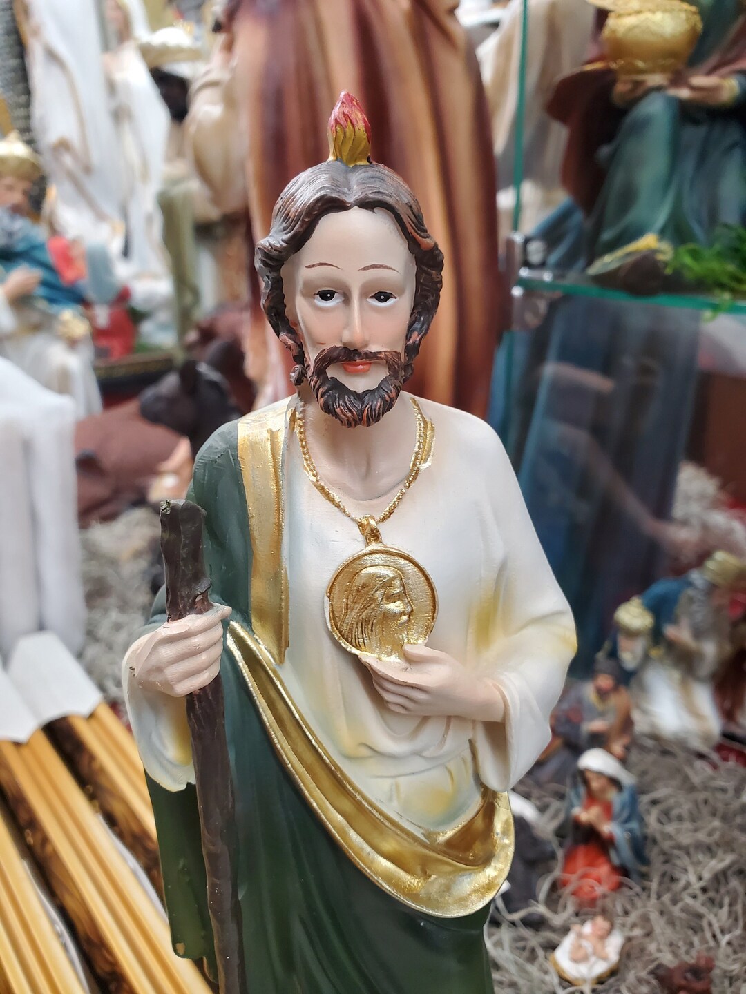 San Judas Statue NEW 25519 Saint Jude Religious Figurine San Judas ...