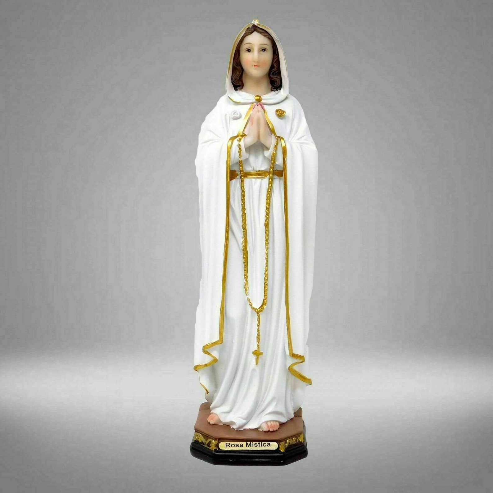 Rosa Mistica White and Gold Statue No.25044 Mystical Rose - Etsy