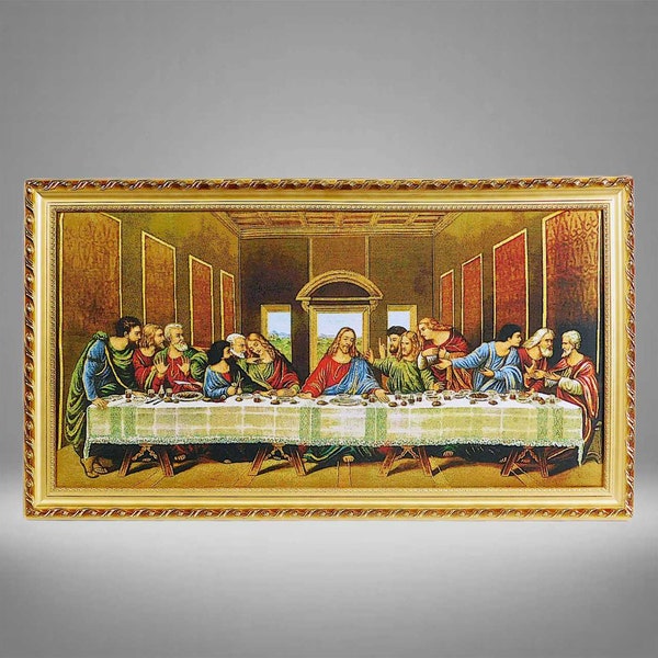 The Last Supper Picture Frame - Etsy