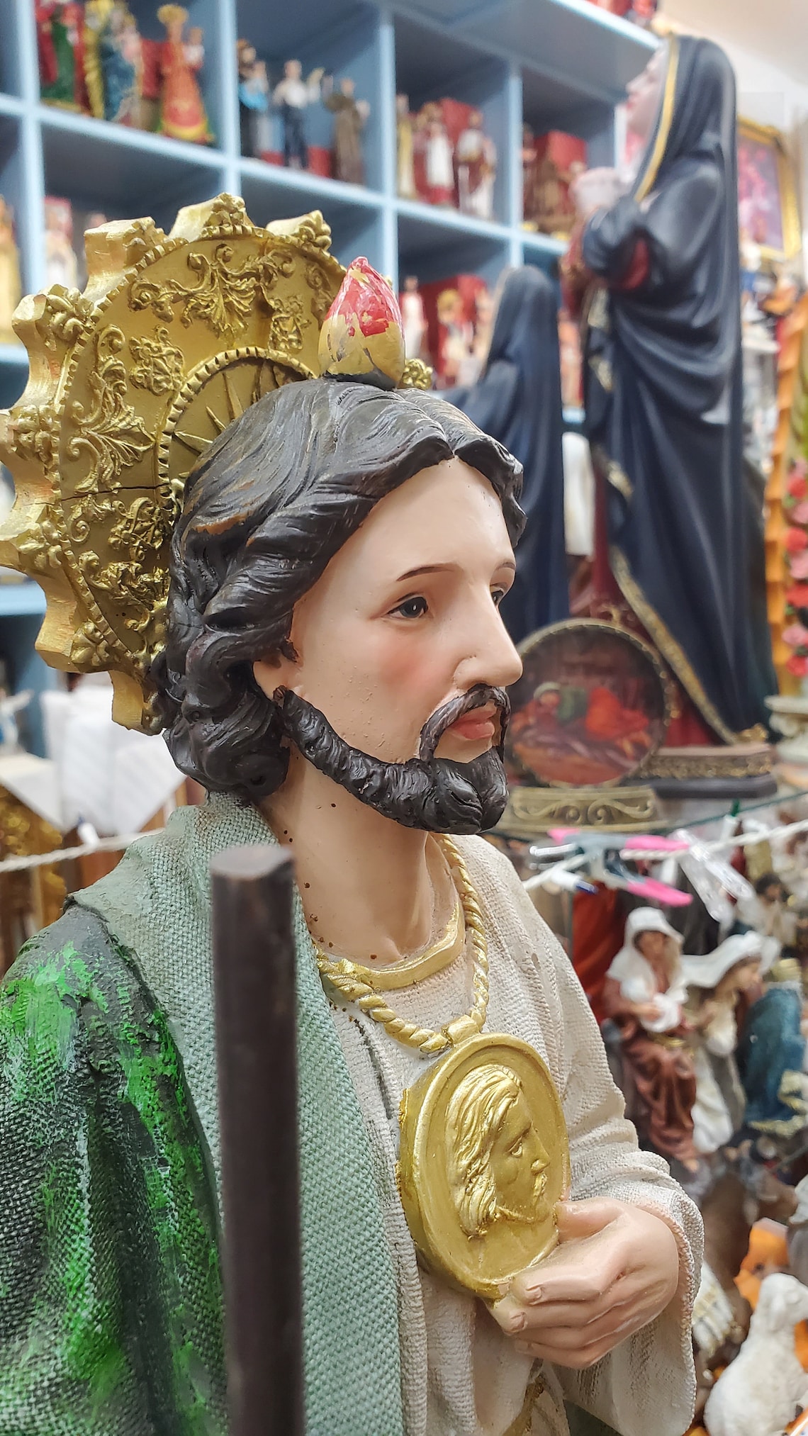 24 Inch Textured Saint Jude San Judas Statue NEW Saint Jude Religious ...