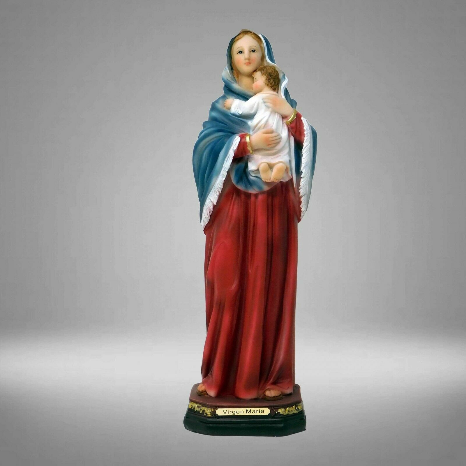 Virgin Mary STATUE Virgen Maria Religious Figurine New Catholic - Etsy