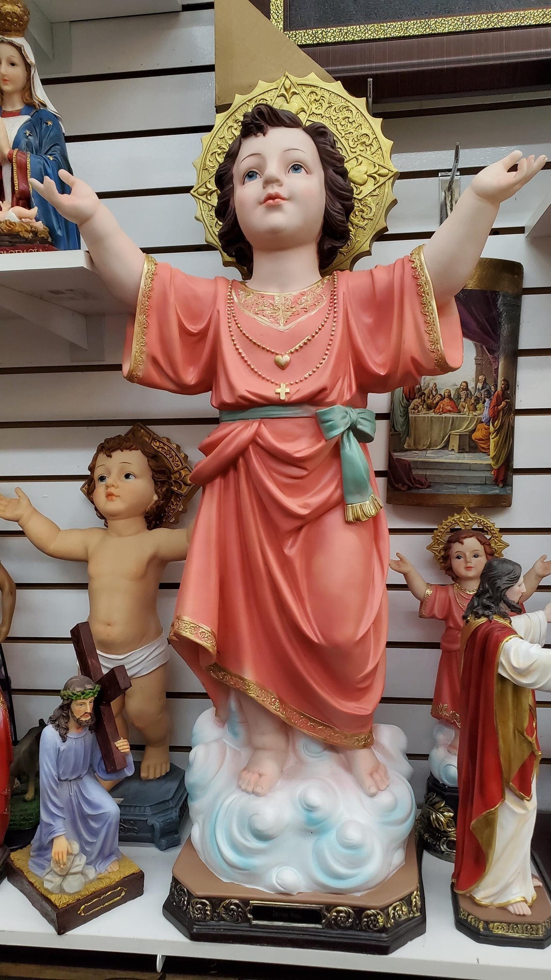 36 Inch 3 Feet Statue DIVINE CHILD JESUS Divino Nino Santo Catholic Xl ...