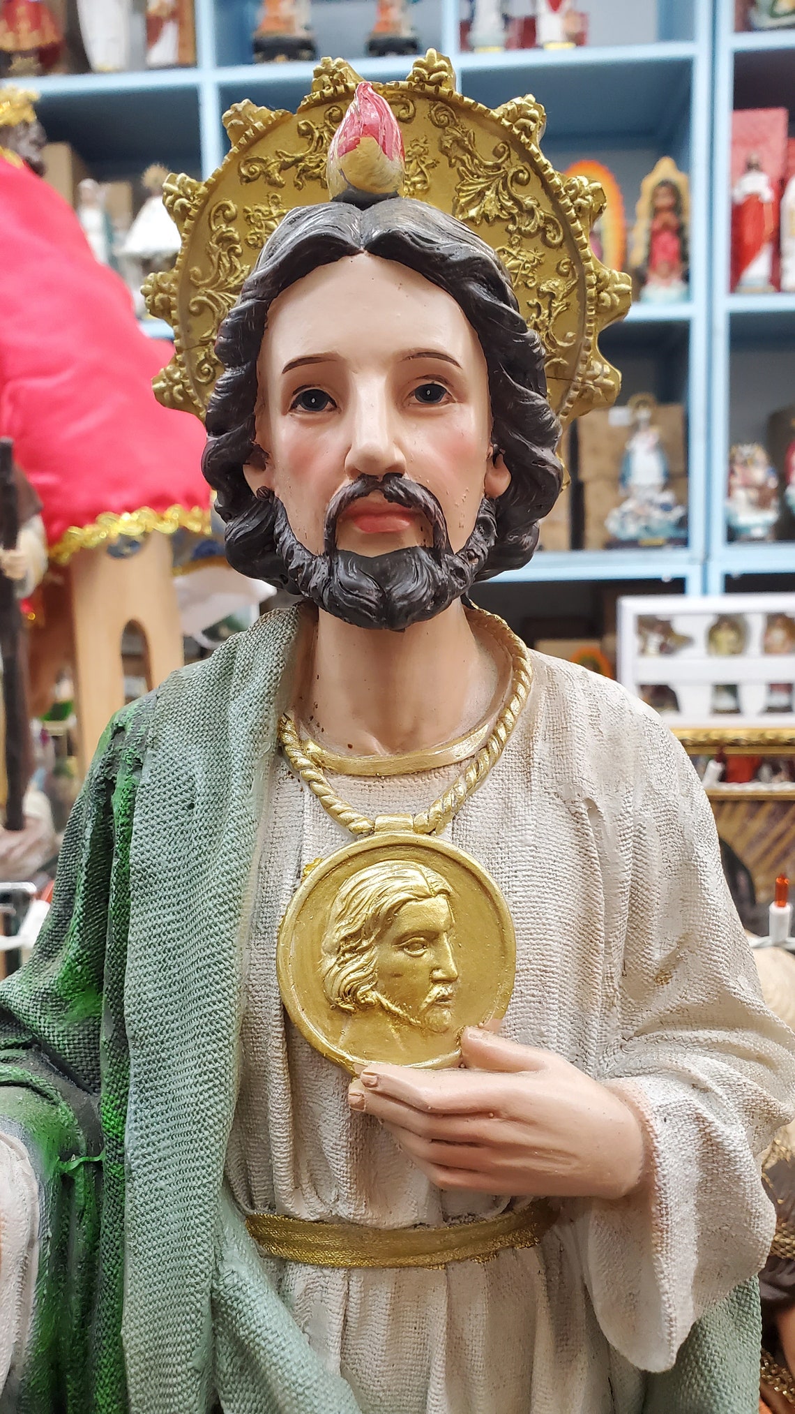 24 Inch Textured Saint Jude San Judas Statue NEW Saint Jude Religious ...
