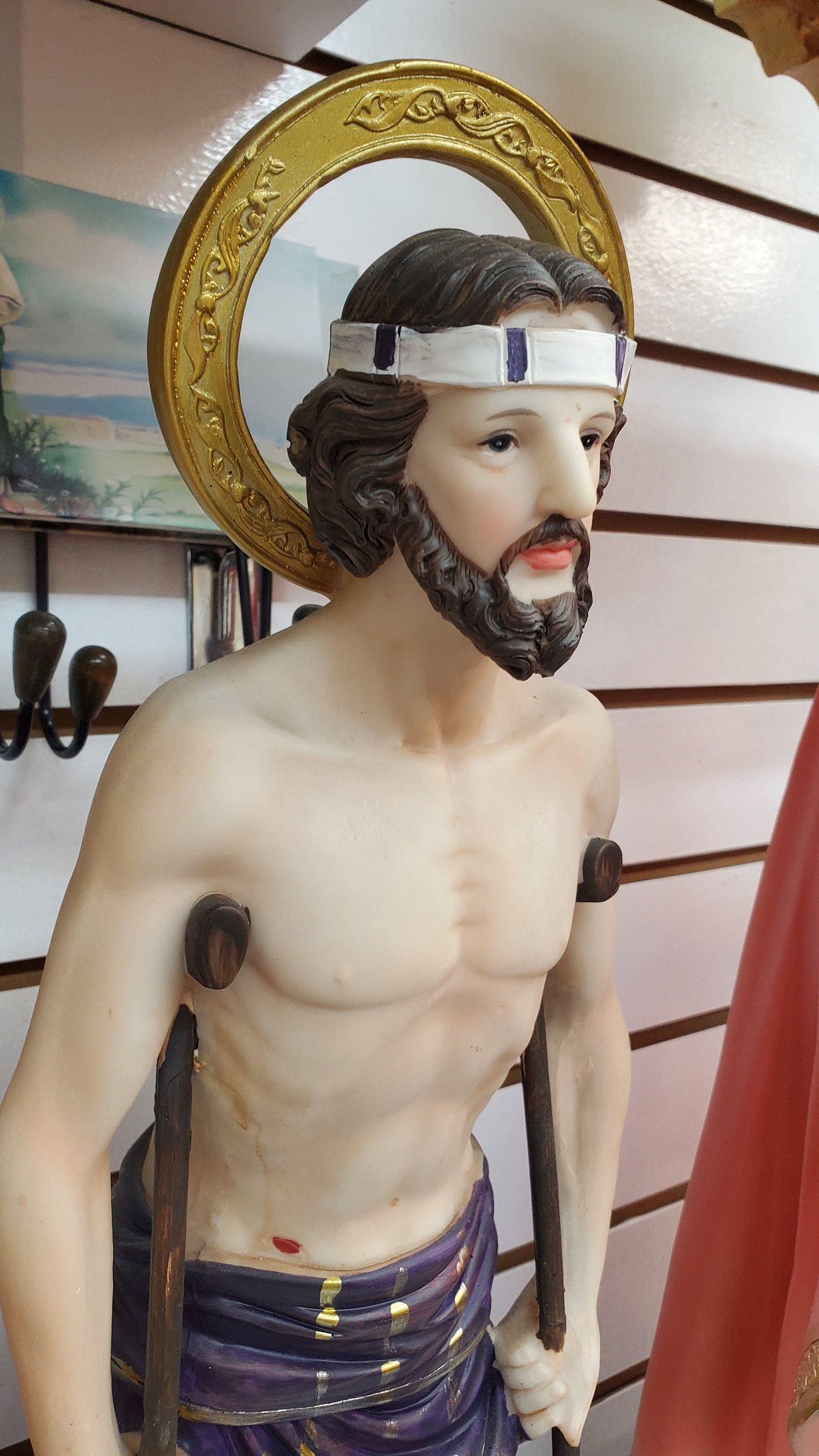 24 Inch Statue Statue Saint Lazarus Santo Lazaro Jesus Catholic - Etsy