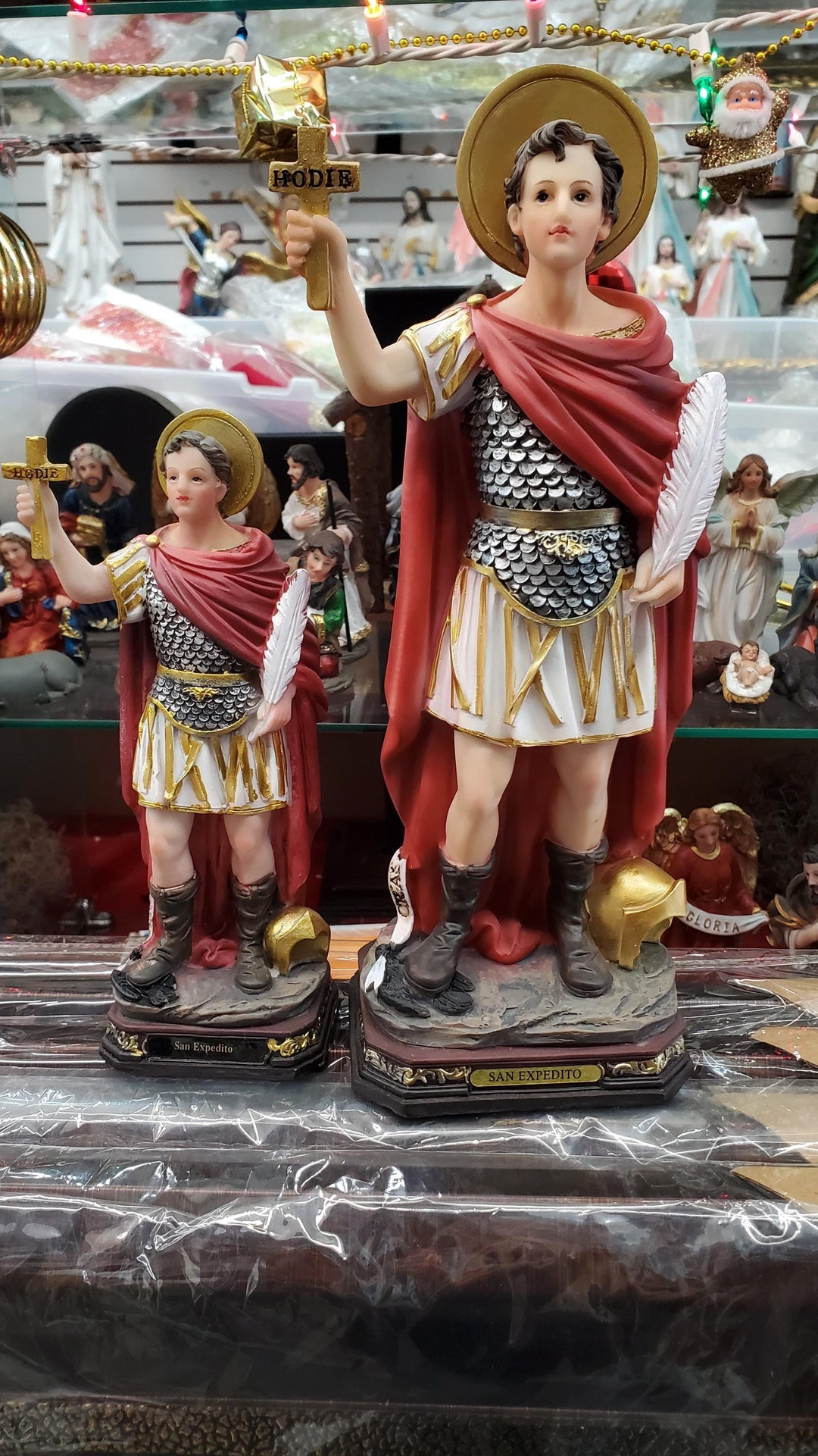 San Expedito Statue Saint Expeditus - Etsy