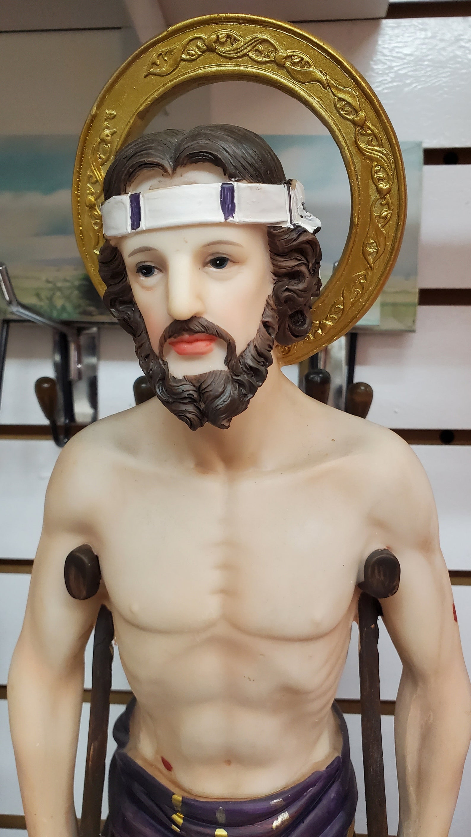 24 Inch Statue Statue Saint Lazarus Santo Lazaro Jesus Catholic - Etsy