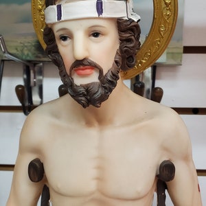 24 Inch Statue Statue Saint Lazarus Santo Lazaro Jesus Catholic - Etsy