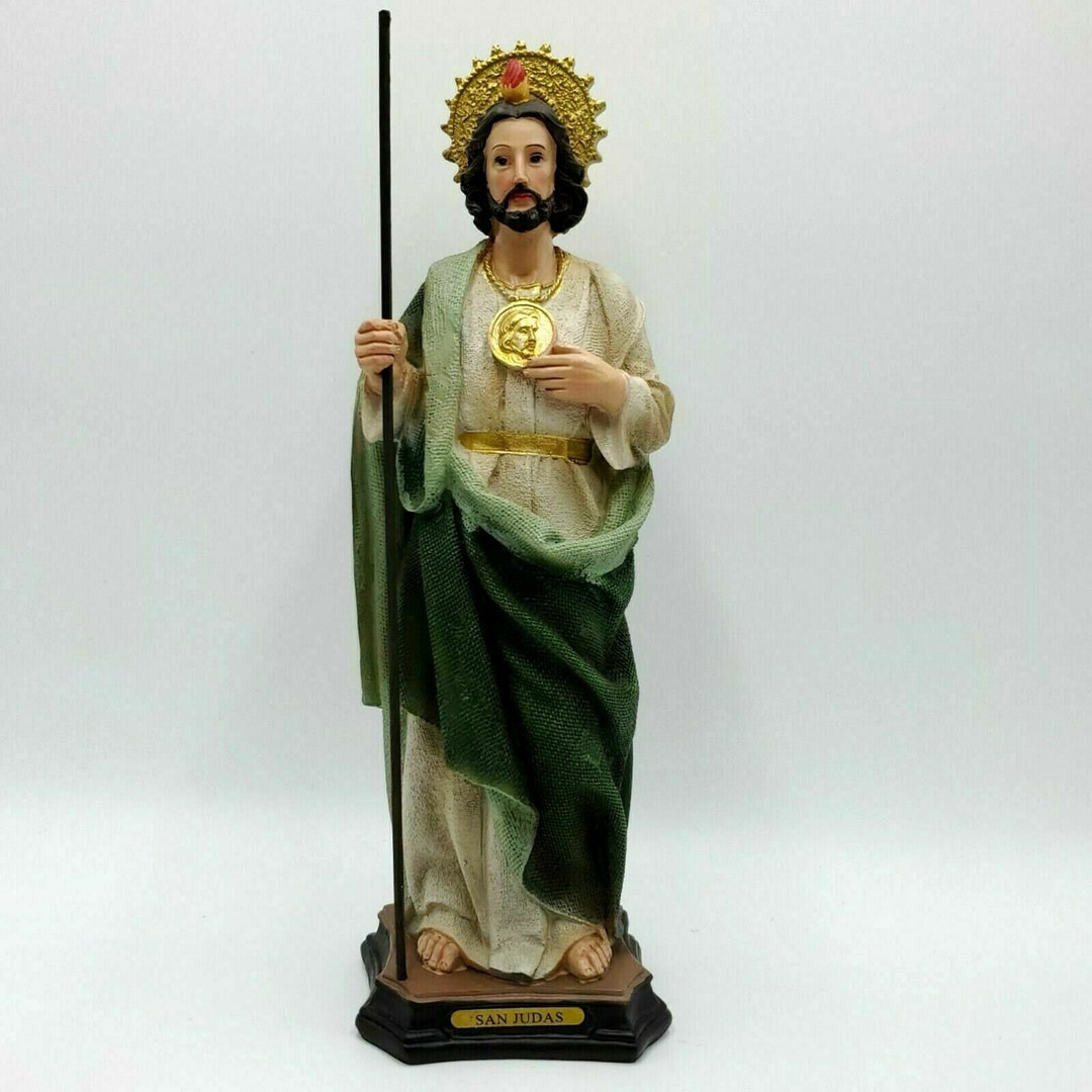 San Judas St Jude Statue 25301-12 Canvas San Juditas Catholic - Etsy