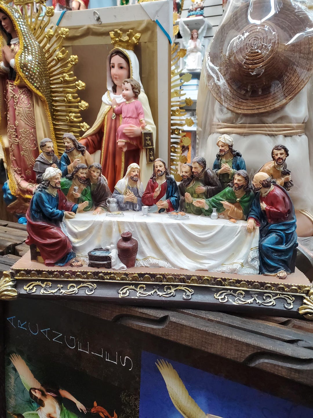 8.5x16.5 Inches LAST SUPPER Tabletop Statue Last Supper Jesus - Etsy