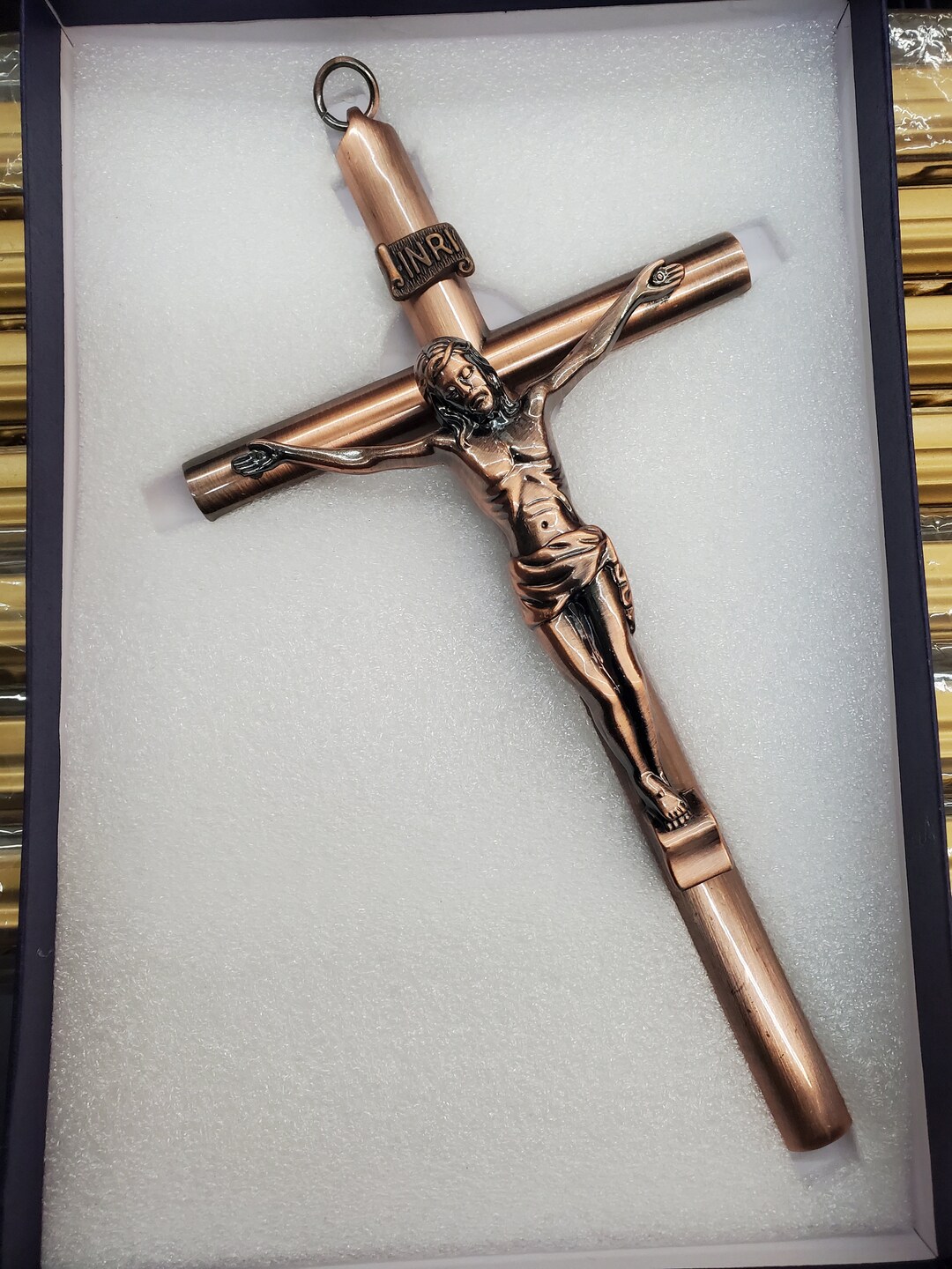 Jesus on the Cross Crucifix 9"cross Holy Jesus Christ Religious METAL ...
