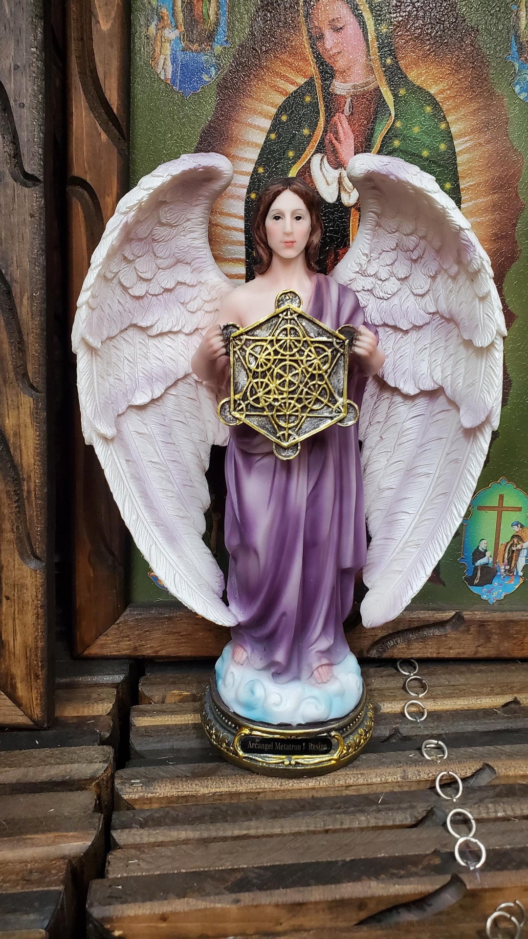 12 Inch Archangel Metatron STATUE CATHOLIC Angel of Life Figurine - Etsy