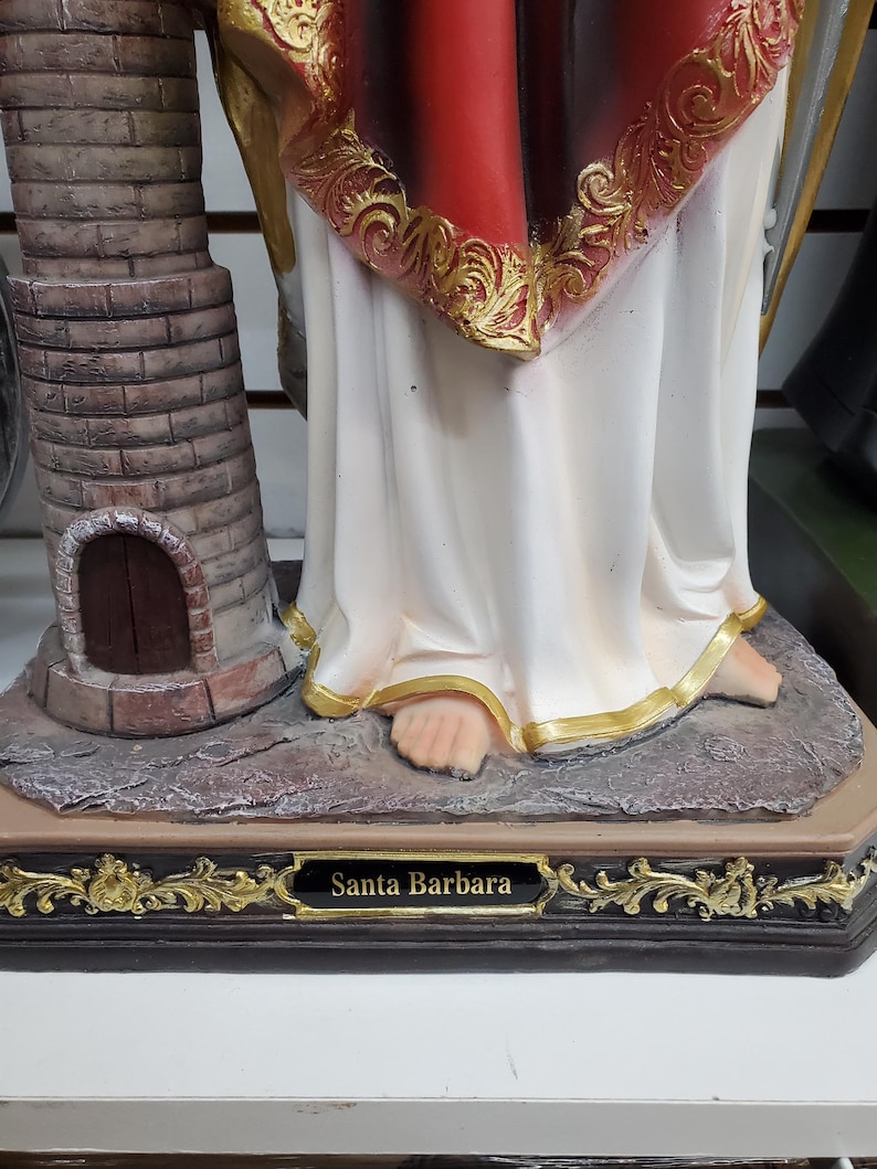 24 Inch Saint Barbara Statue Santa Barbara Santo - Etsy