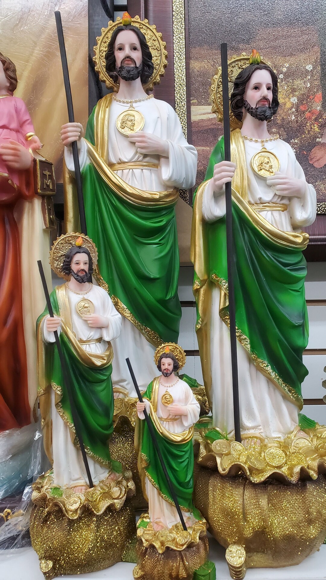 Saint Jude San Judas St.jude Statue San Juditas Jesus Religious ...