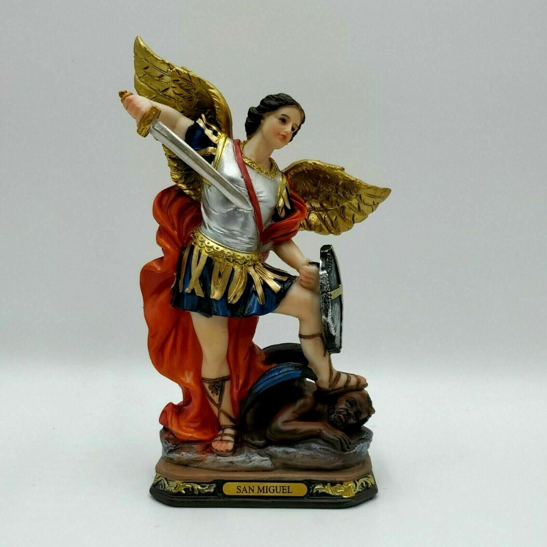 San Miguel Arcangel Statue 25365 Saint Michael Archangel Catholic - Etsy