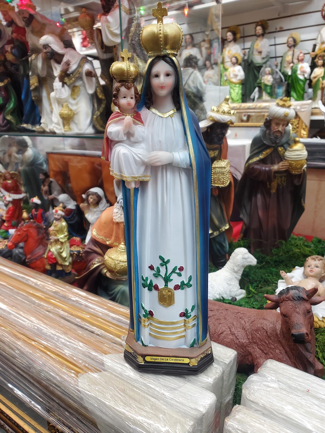 Virgen De La Candelaria Statue Our Lady of Candelaria Catholic 12 Inch ...