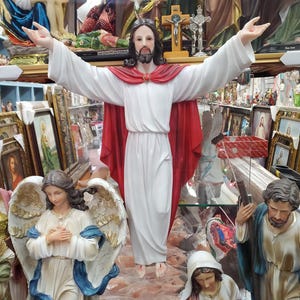 19 Inch Statue Jesus Cross JESUS RESUCITADO Jesus CATHOLIC Jesus ...