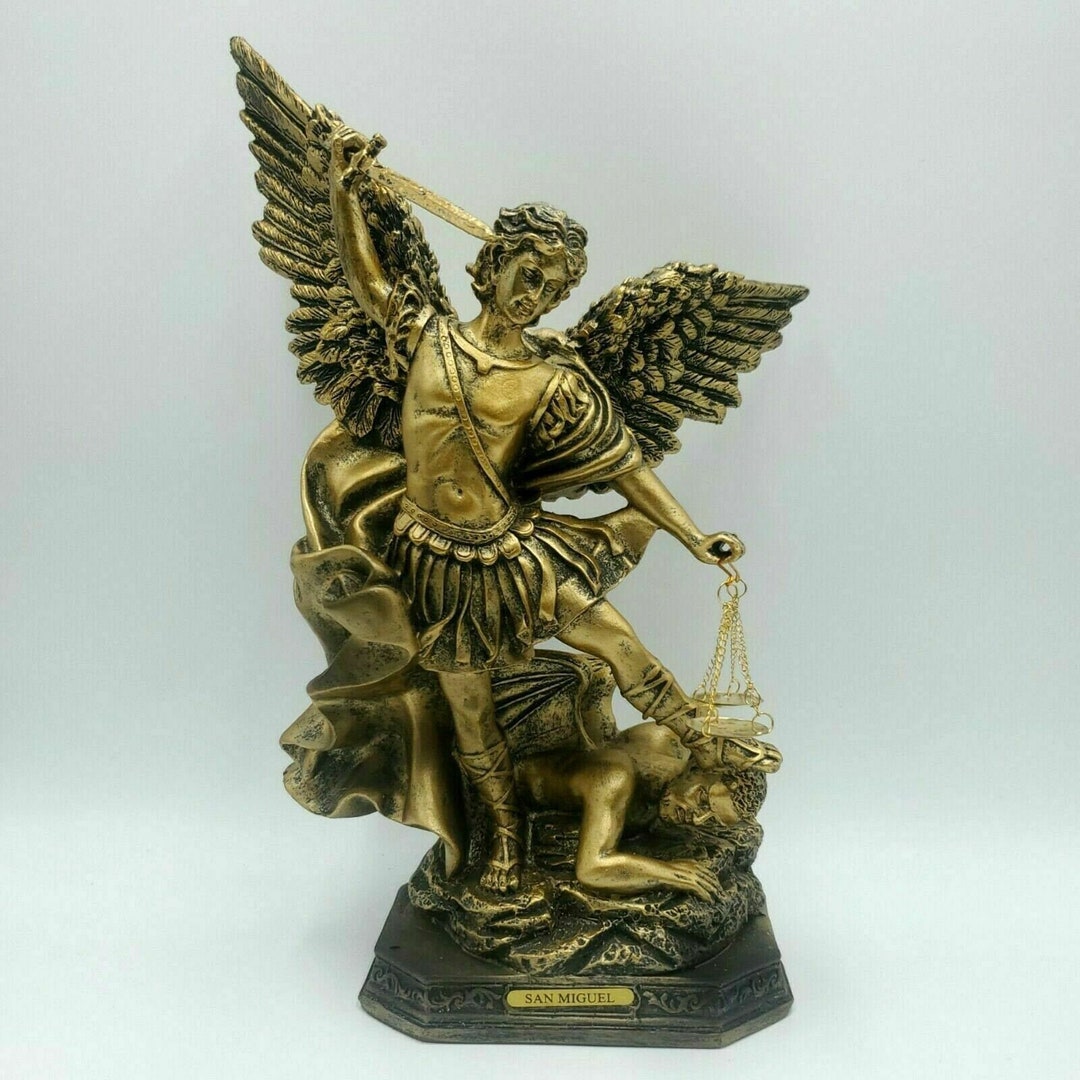 San Miguel Arcangel 13 Inch Statue 25336-13 in Stock Saint Michael ...
