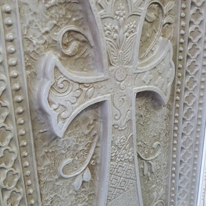 Cross White Frame 3D Double Frame 16x27 Inches Cross Frame Cross ...