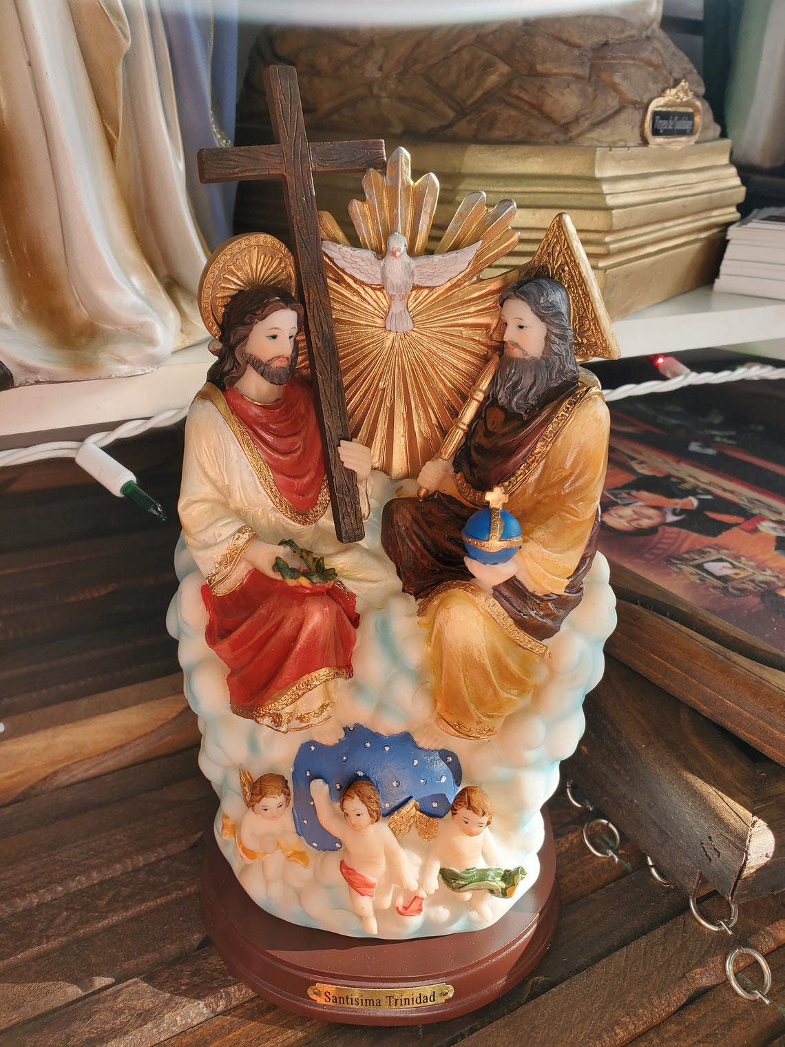 Santisima Trinidad Statue 18991-8 Holy Trinity Catholic Padre - Etsy