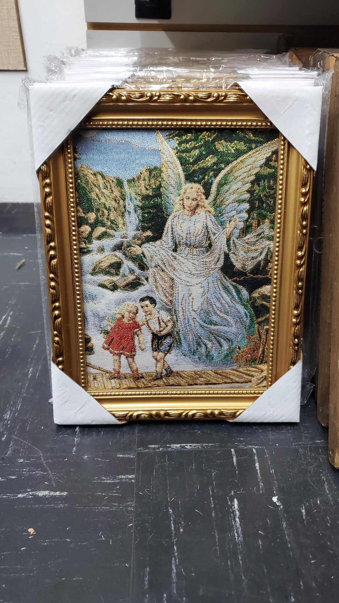 Guardian Angel CUADRO 9"x11" Angel De La Guarda Cushioned Frame ...