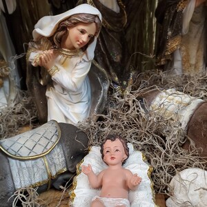 12 Inch Nativity Set Christmas Nativity Scene 12 Piece Nacimiento SET ...