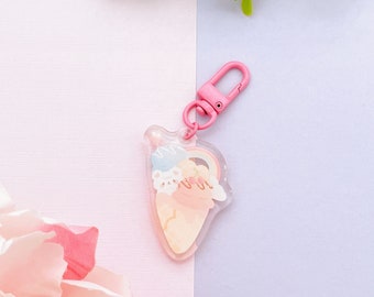 Ice Bear Keychain - Etsy