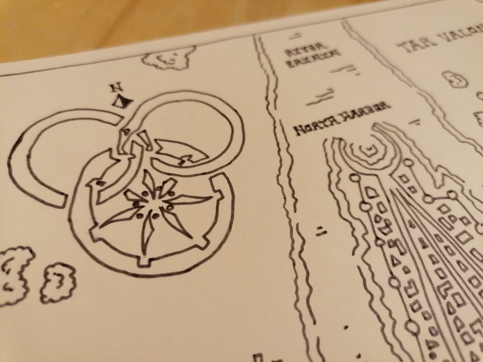 Wheel of Time Tar Valon A4 Hand Drawn Paper Map Blackstaff | Etsy