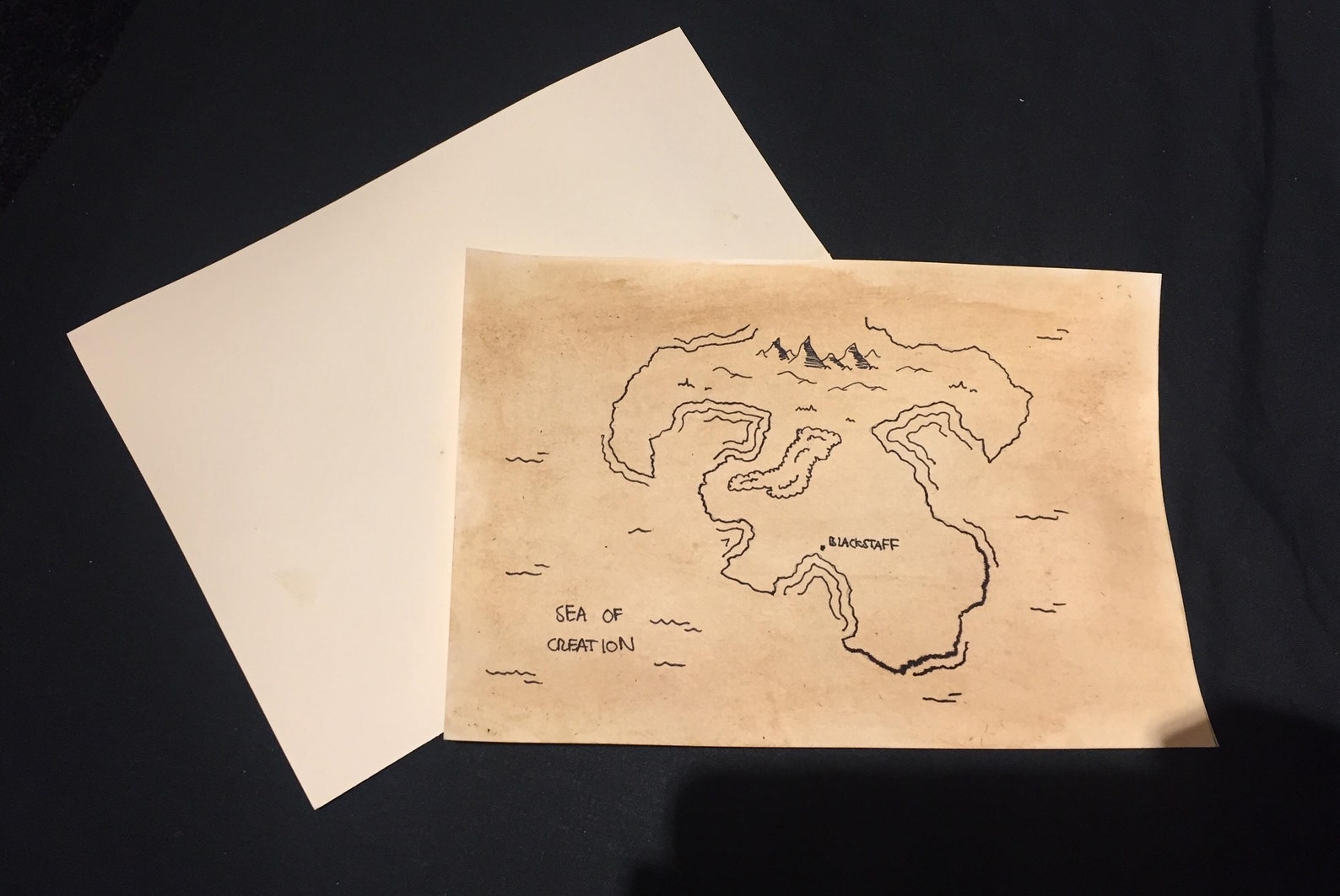 Farseer Trilogy Six Duchies A3 Hand Drawn Paper Map | Etsy