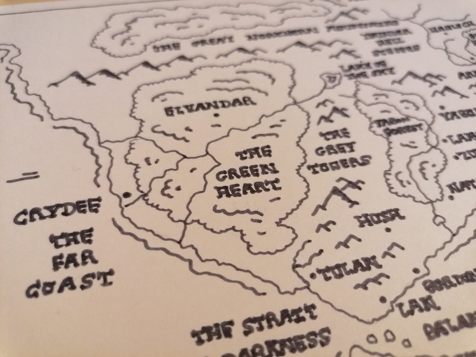 Riftwar Saga Magician Midkemia A3 Hand Drawn Paper Map | Etsy