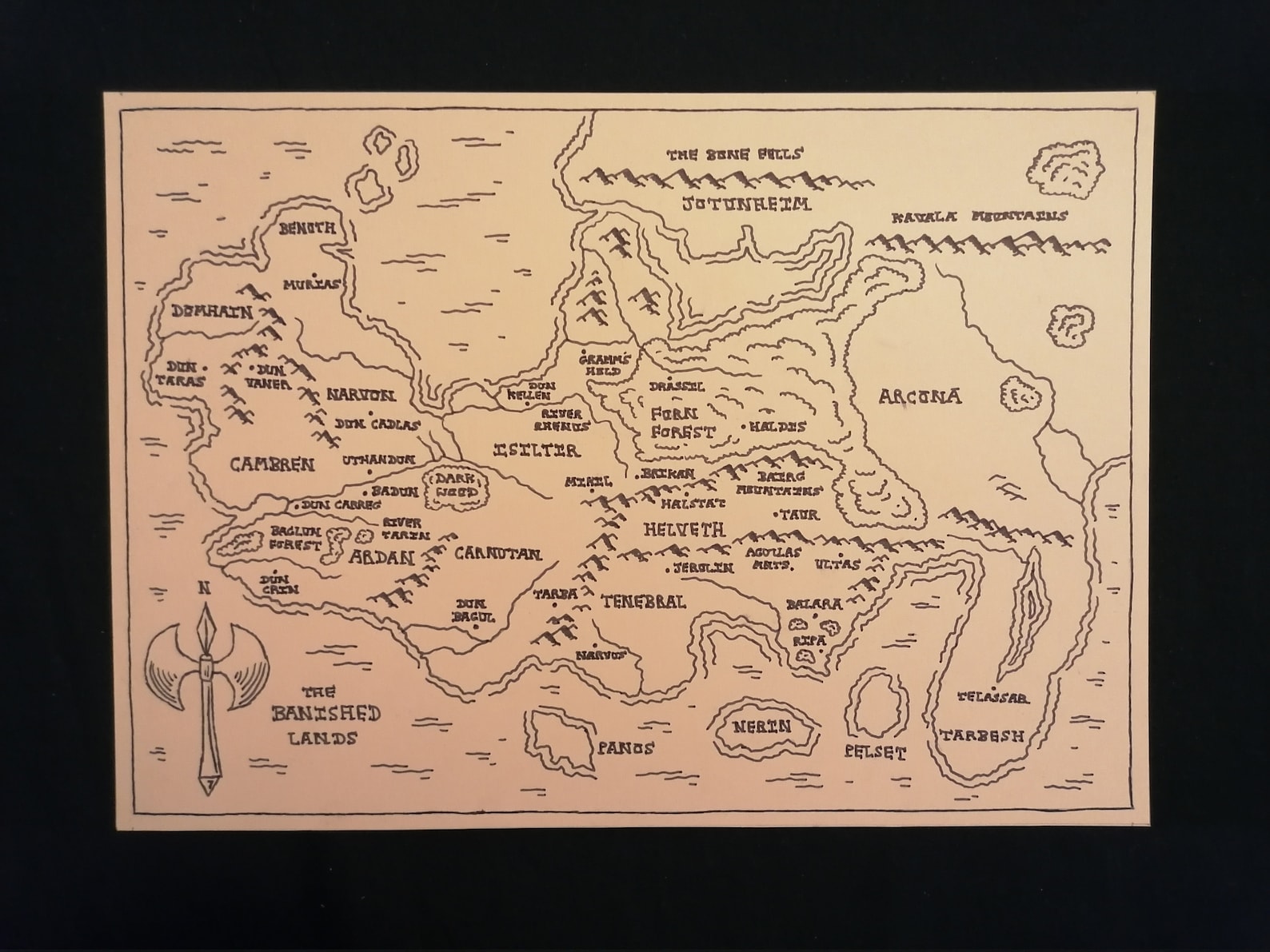 The Faithful and The Fallen Banished Lands A4 Handgezeichnete | Etsy