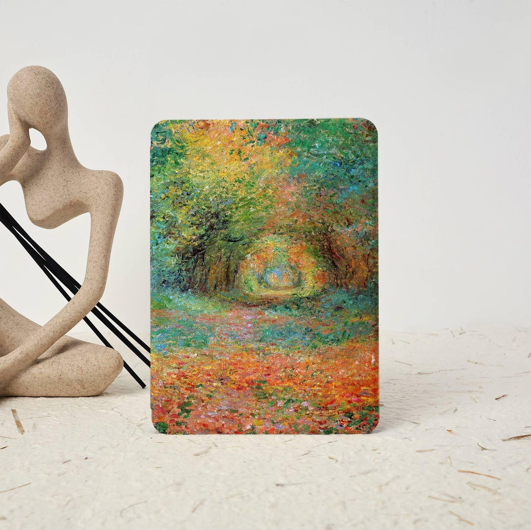 Secret Forest Oil Painting Kindle/kobo Clara Case With Hand Strap ...