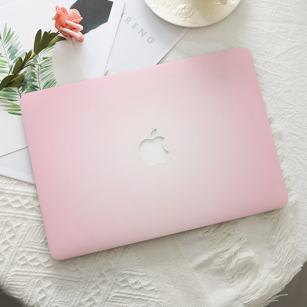 Gradual Pink Simple MacBook Hard Protective Case Mac Laptop Cover for ...