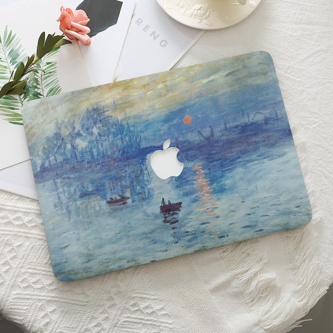 Impression, Sunrise Monet Oil Painting MacBook Case Mac Laptop Cover ...