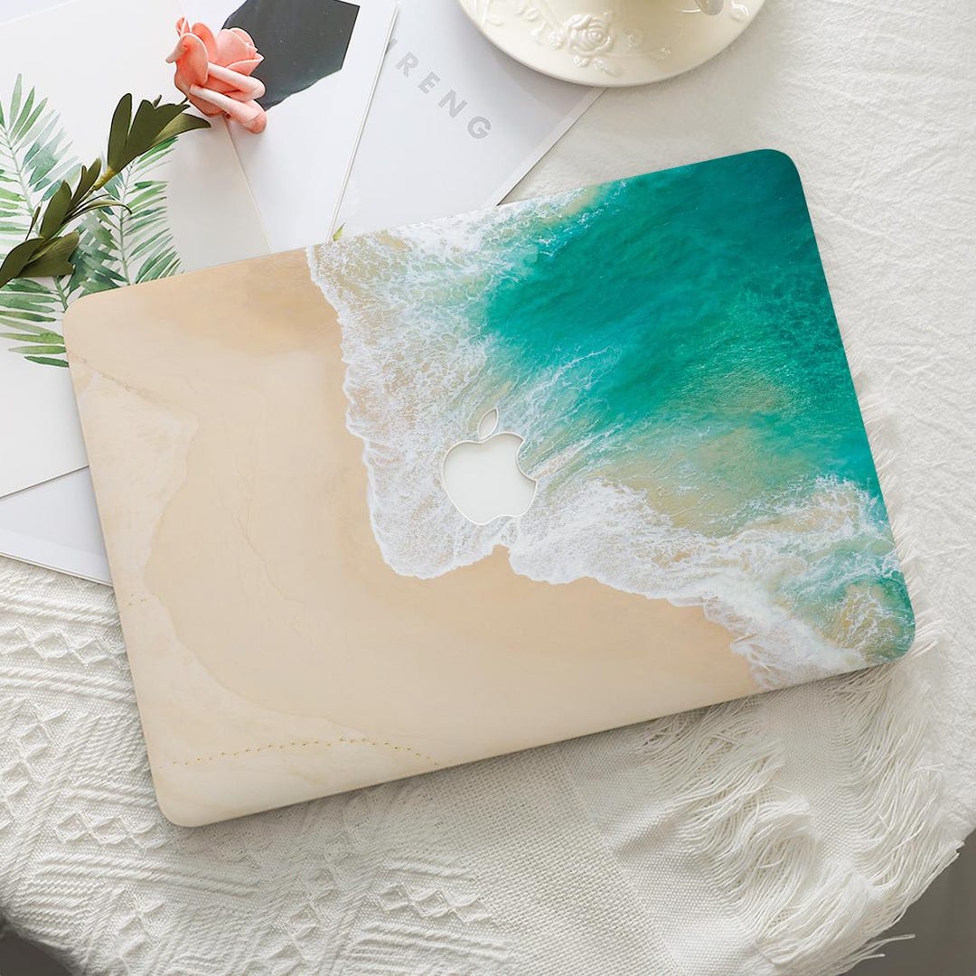 Beach Waves Nature MacBook Hard Protective Case Laptop Cover for 2025 ...