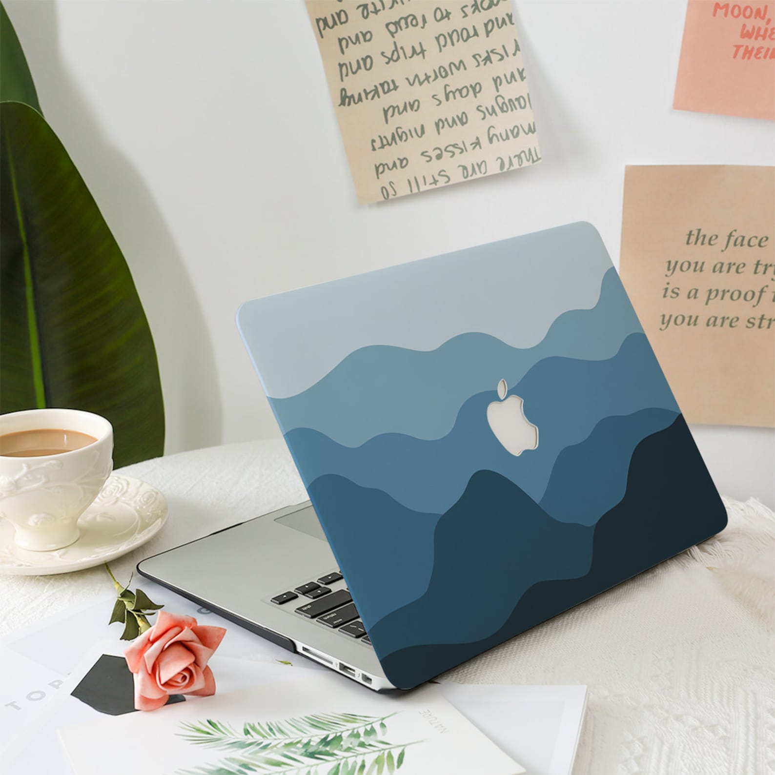 Blue Mountain Waves MacBook Protective Hard Case Laptop Cover for 2026 ...