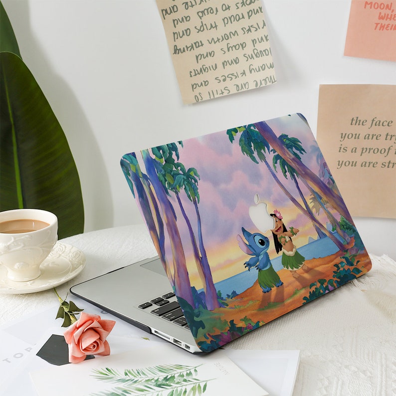 Girl Lilo and Stitch Cute MacBook Hard Case Laptop Cover for 2025 ...