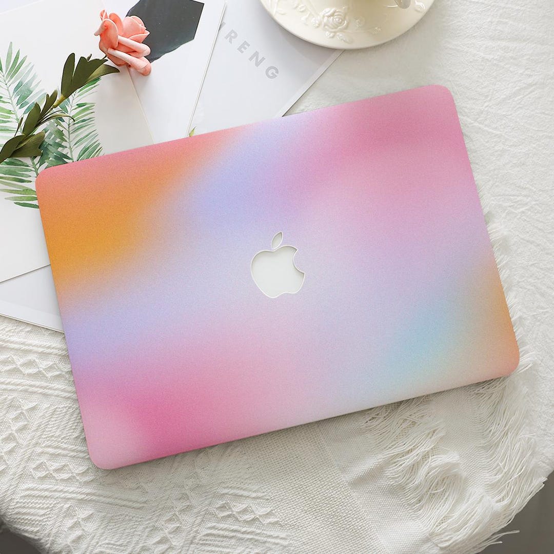 Frosted Rainbow MacBook Hard Protective Case Laptop Cover for 2026 Neo ...