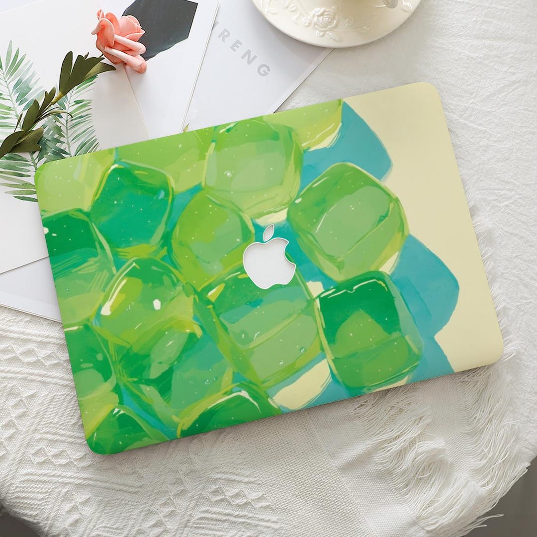 Green Jelly Light Yellow MacBook Case for Mac Air 15/13/11 Pro 16/14/13 ...