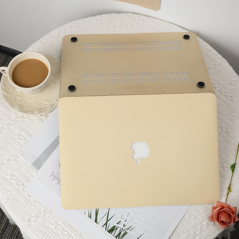 Pale Yellow MacBook Hard Protective Case Laptop Cover for 2026 Neo 13 ...