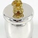 Sterling Silver Teddy Bear Tooth Fairy Box, Gold Plated Accent - Etsy